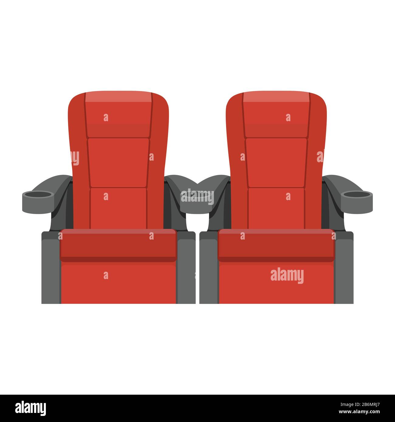 Red stage curtain seats Stock Vector Images - Alamy