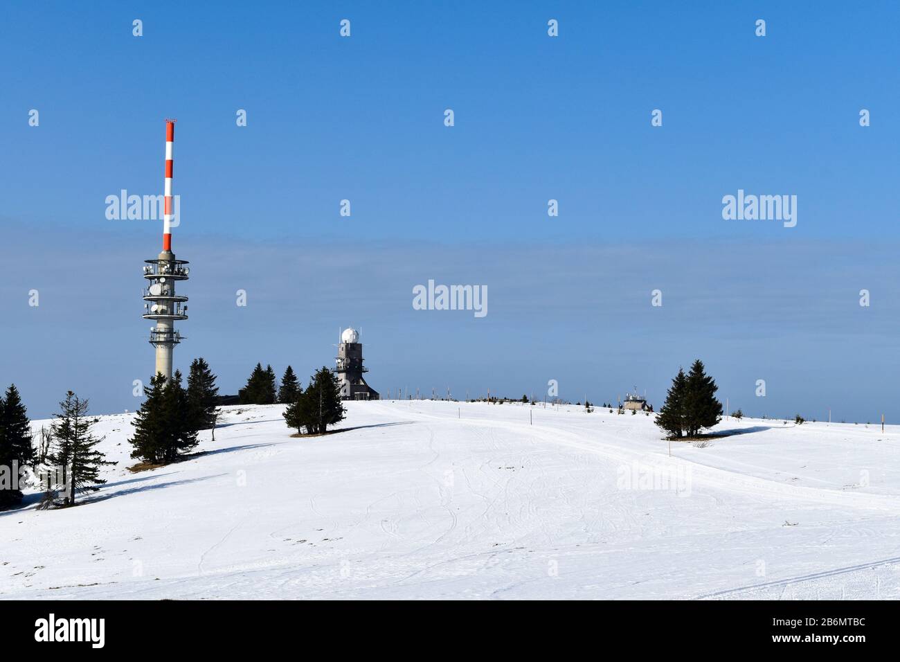 Panoramic winter landscape at Feldberg Stock Photo - Alamy