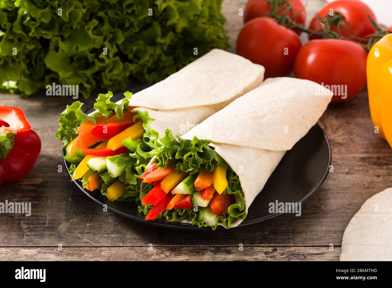 Vegetable wraps hi-res stock photography and images - Alamy