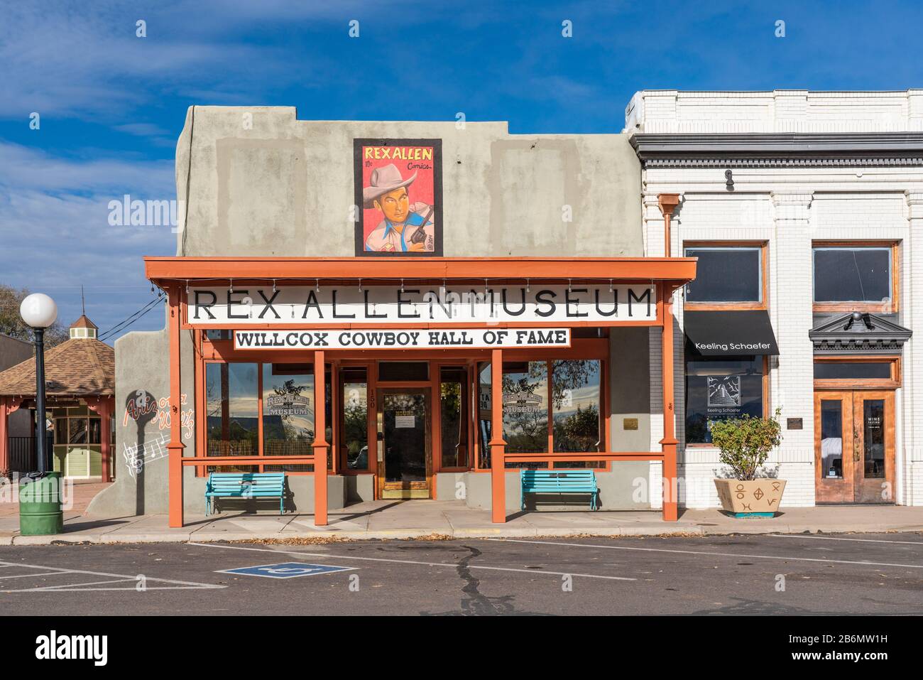 Willcox, AZ - November 24, 2019: The Rex Allen Museum and Willcox ...