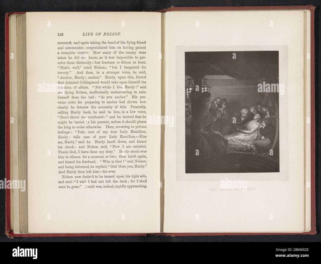 The death nelson at the battle trafalgar date hi-res stock photography ...