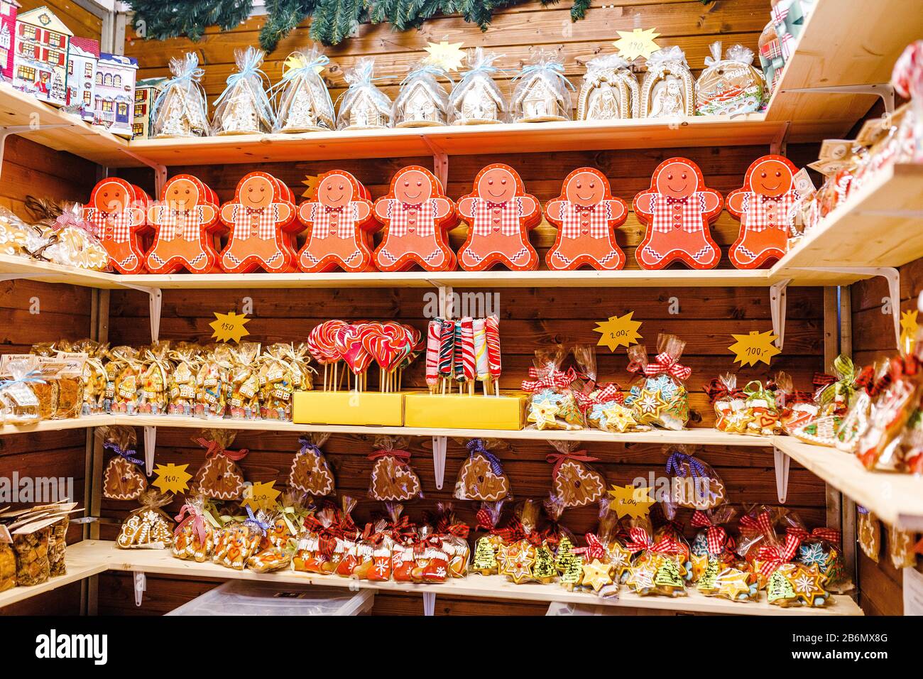 DECEMBER 2017, PRAGUE, CZECH REPUBLIC: Christmas sweet food concept ...