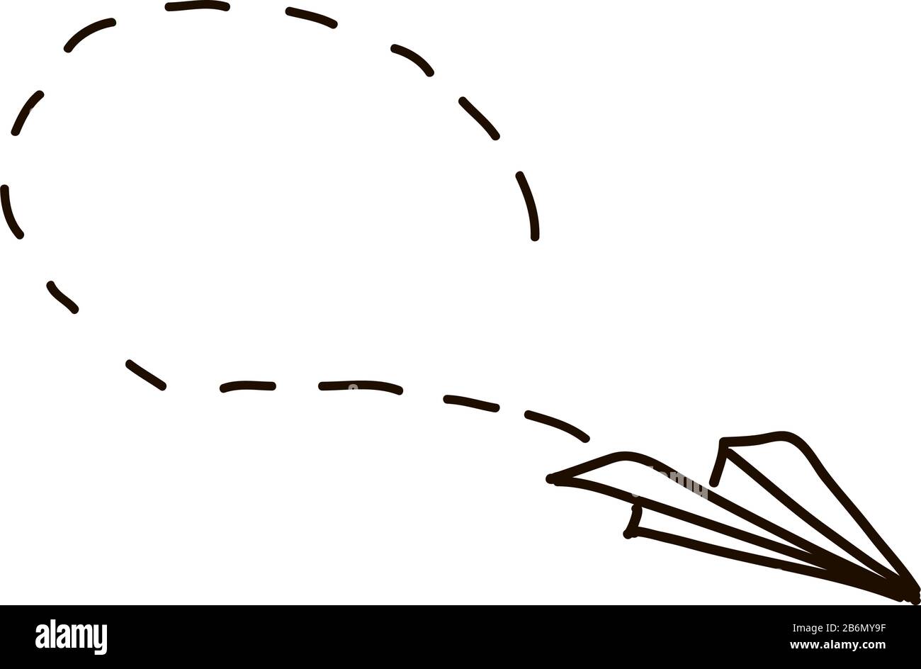 origami airplane set. Fliying paper plane. vector illustration Stock ...