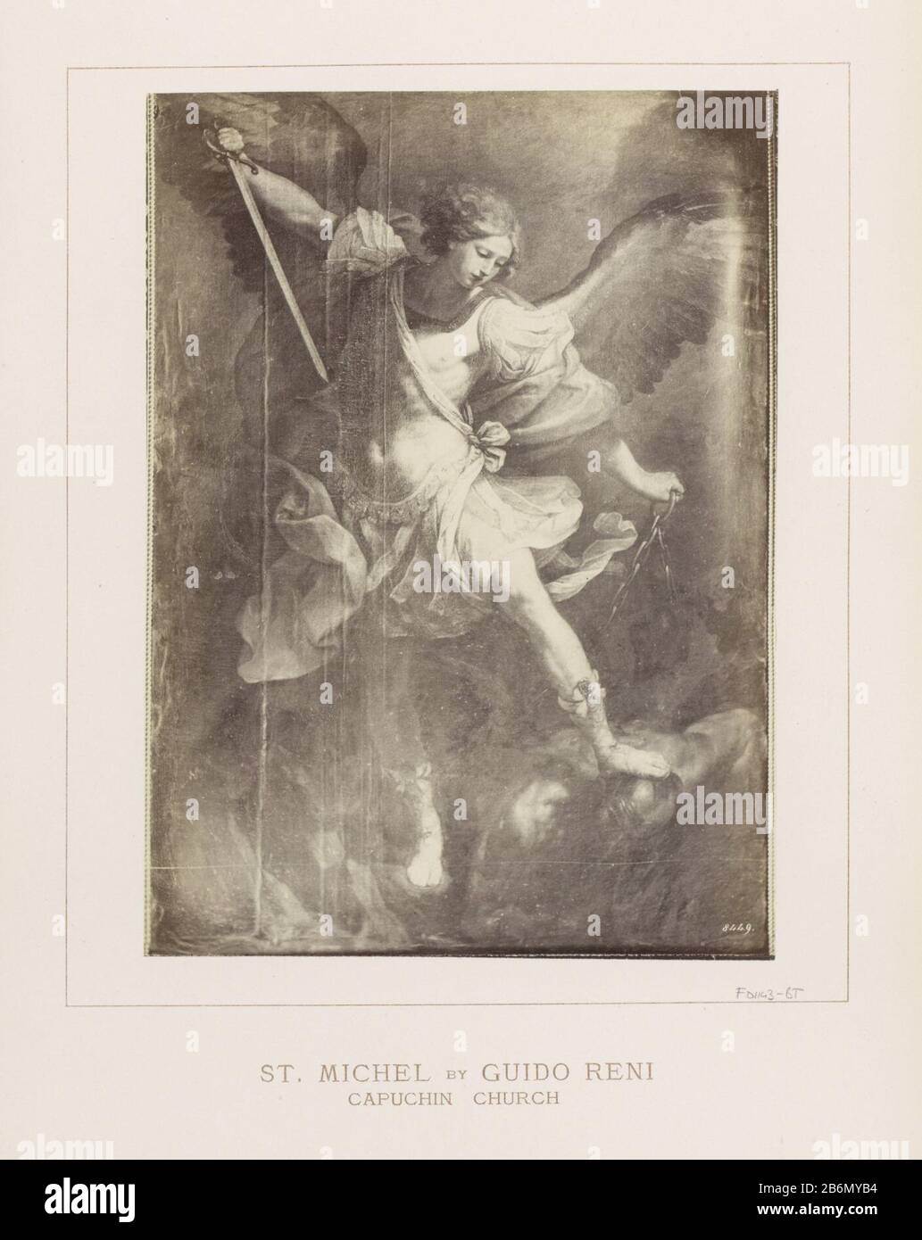 Archangel michael fighting the devil hi-res stock photography and ...