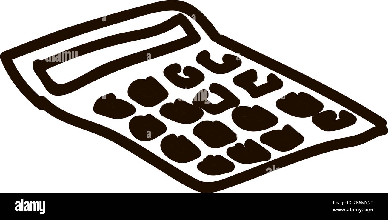 Object education graphic calculator Stock Vector Images - Alamy