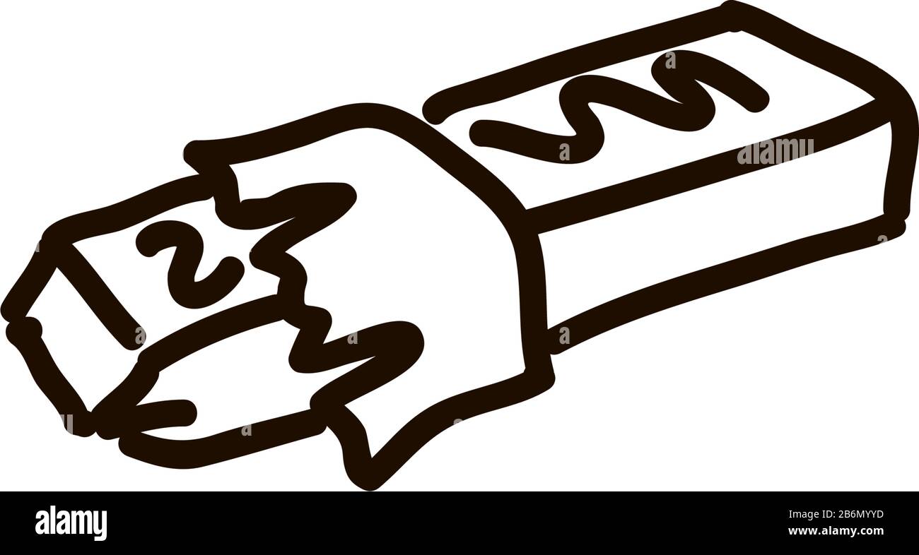 School eraser on white Stock Vector Images - Alamy