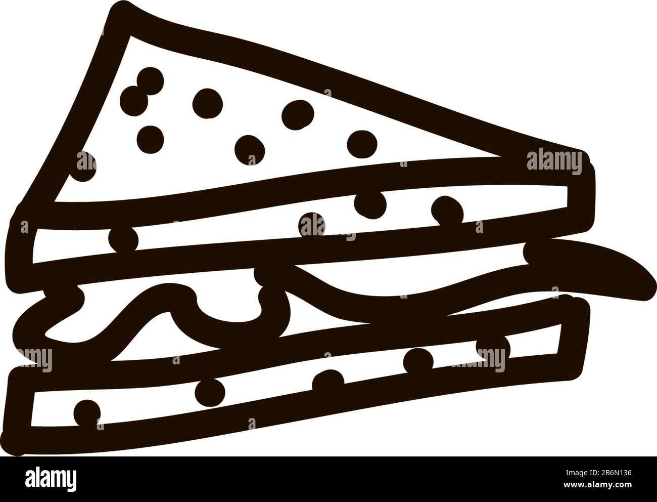 Sandwich symbol hi-res stock photography and images - Alamy