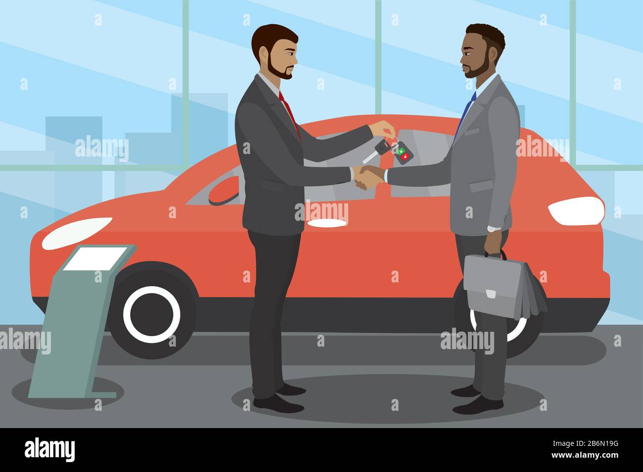 African car showroom Stock Vector Images - Alamy