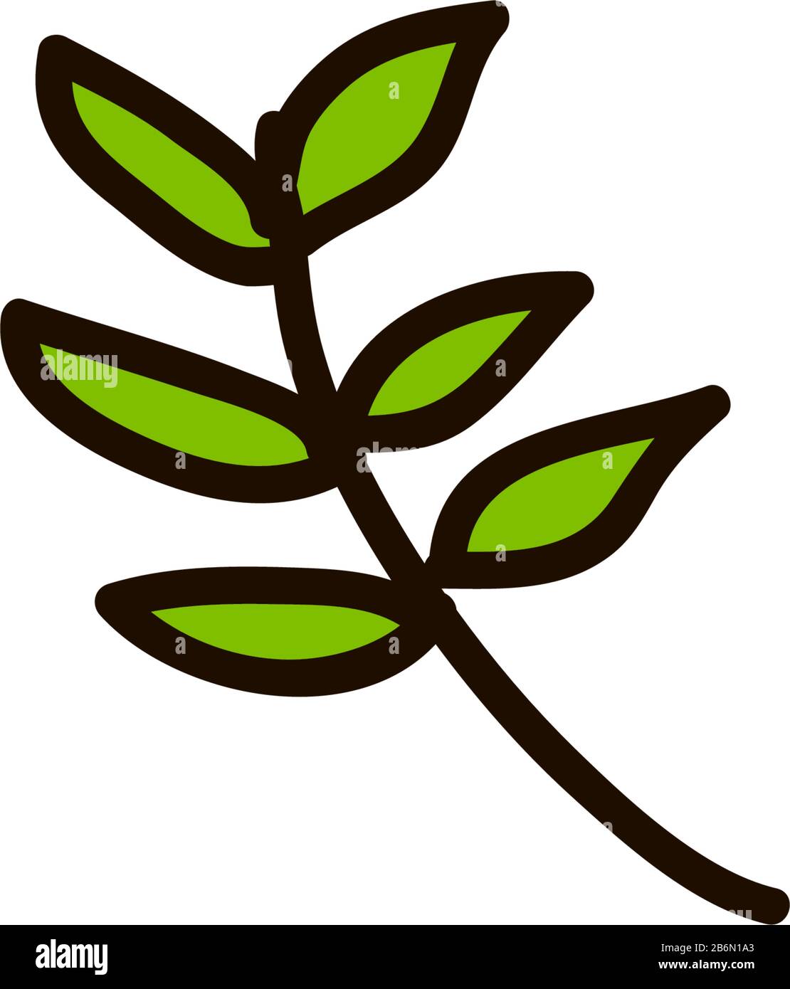 Neem tree Stock Vector Images - Alamy