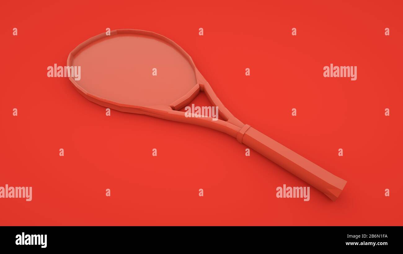 3d rendering badminton racket hi-res stock photography and images - Alamy