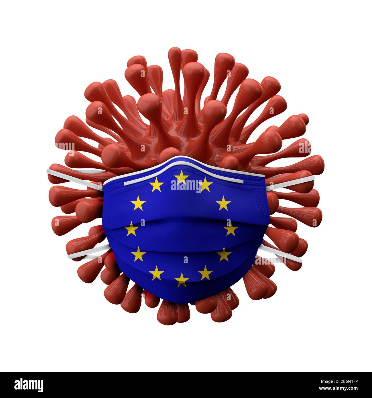 Eu flag mask hi-res stock photography and images - Alamy