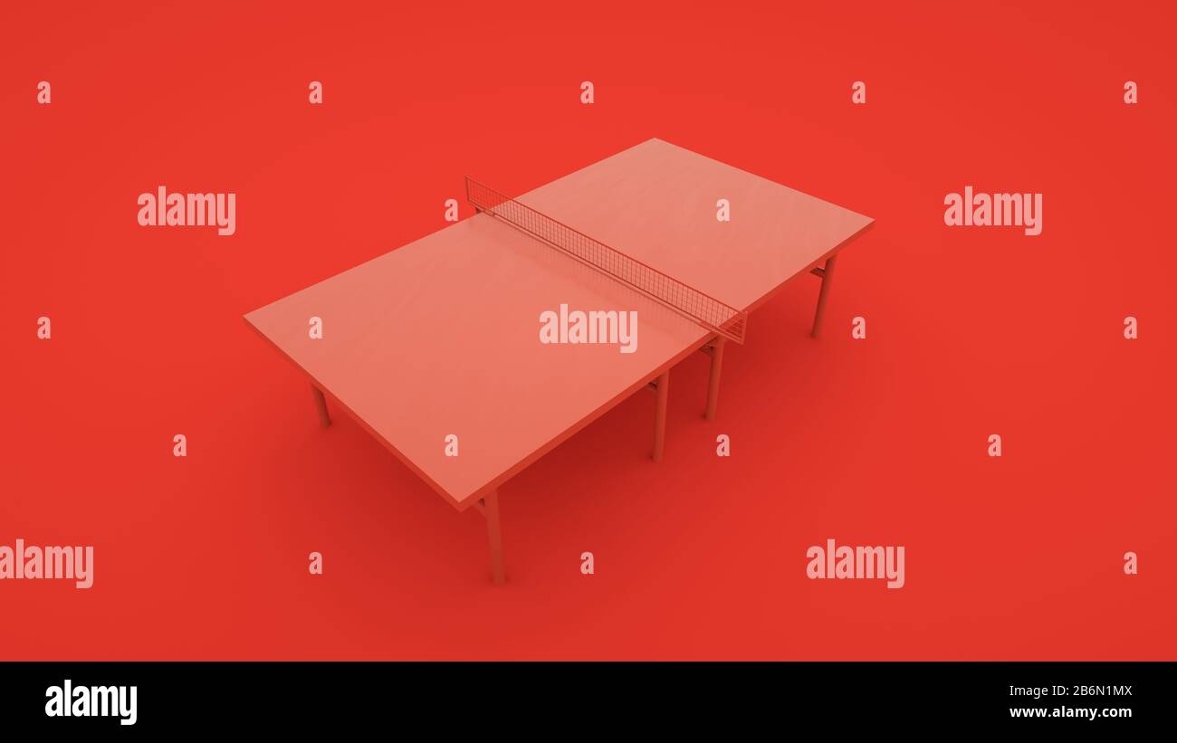 3d rendering table tennis hi-res stock photography and images - Alamy