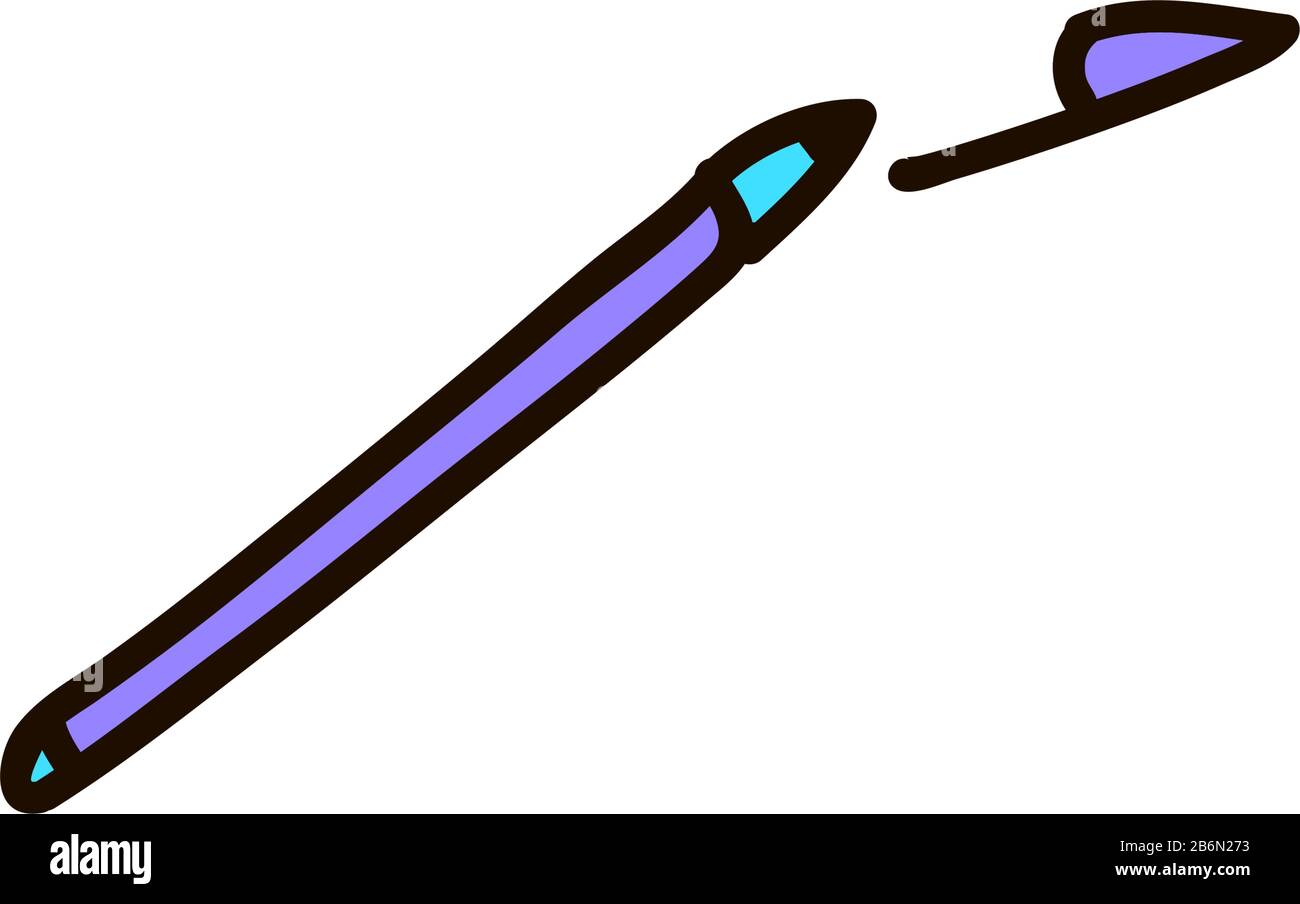 Pen icon, vector illustration. Flat design style Stock Vector Image ...
