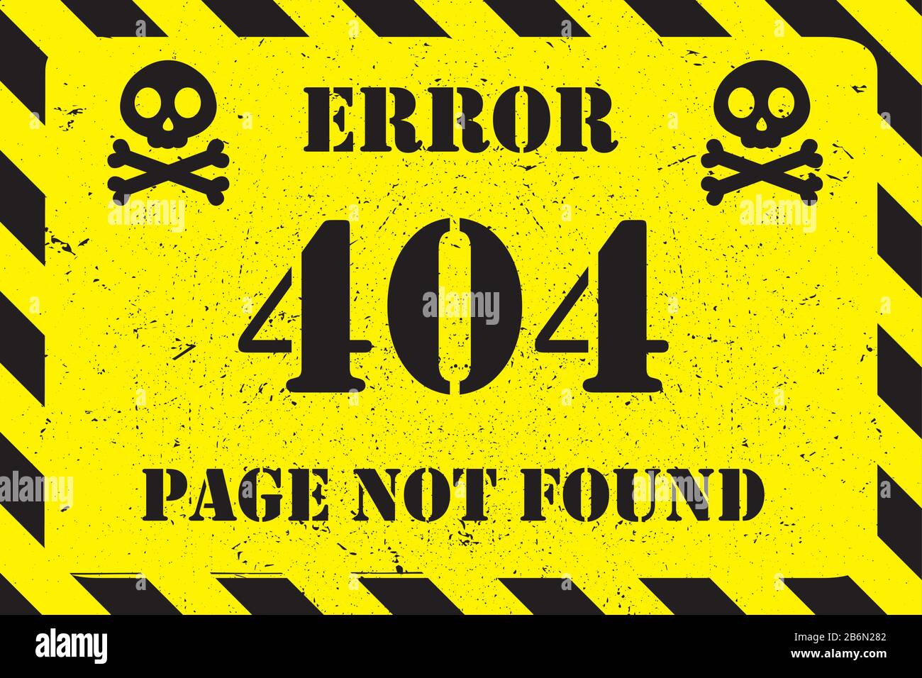 Skull cross bones warning toxic Stock Vector Images - Alamy