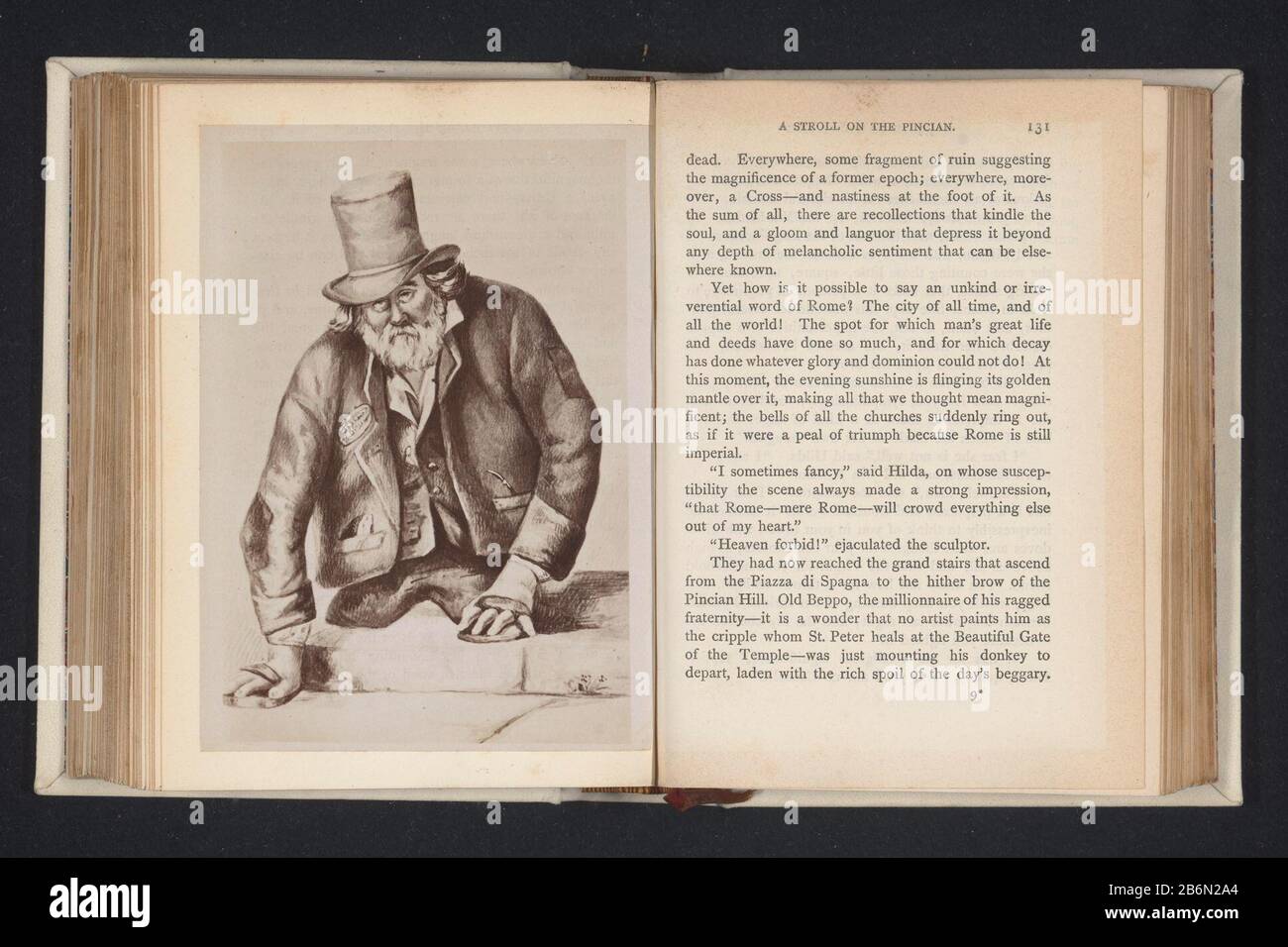 Fotoreproductie van een tekening van een man zonder benen, mogelijk was ...