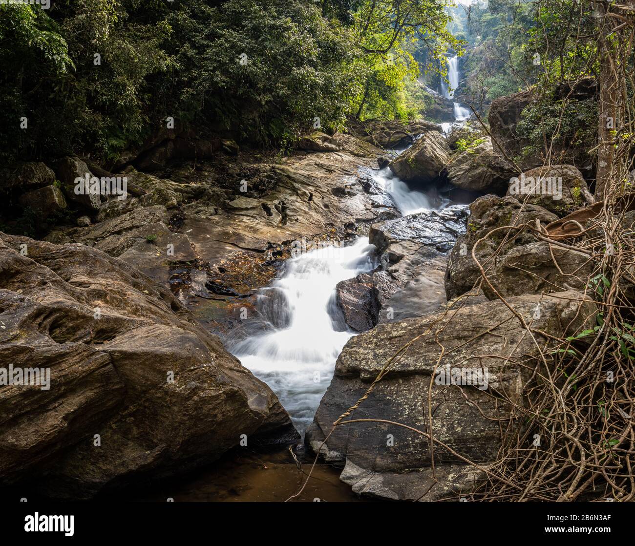 Iruppu Waterfalls, Brahmagiri, SouthernIndia Stock Photo - Alamy