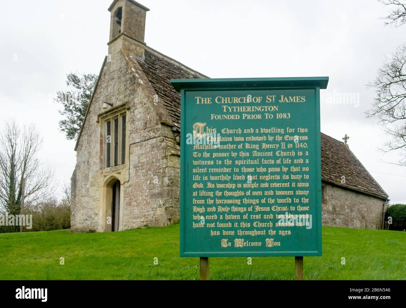Tytherington church hi-res stock photography and images - Alamy