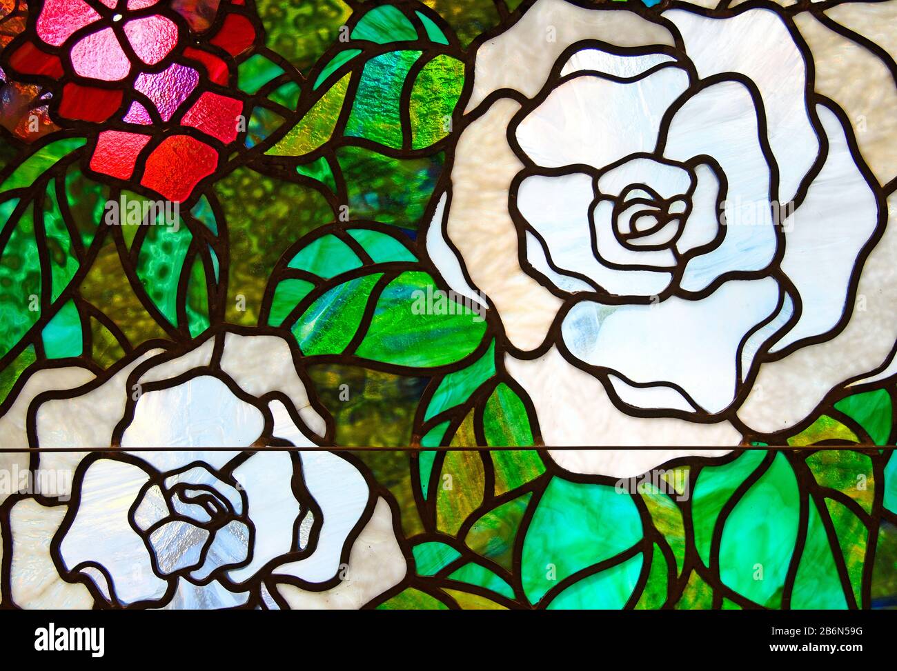 Stained glass texture close up hi-res stock photography and images - Alamy