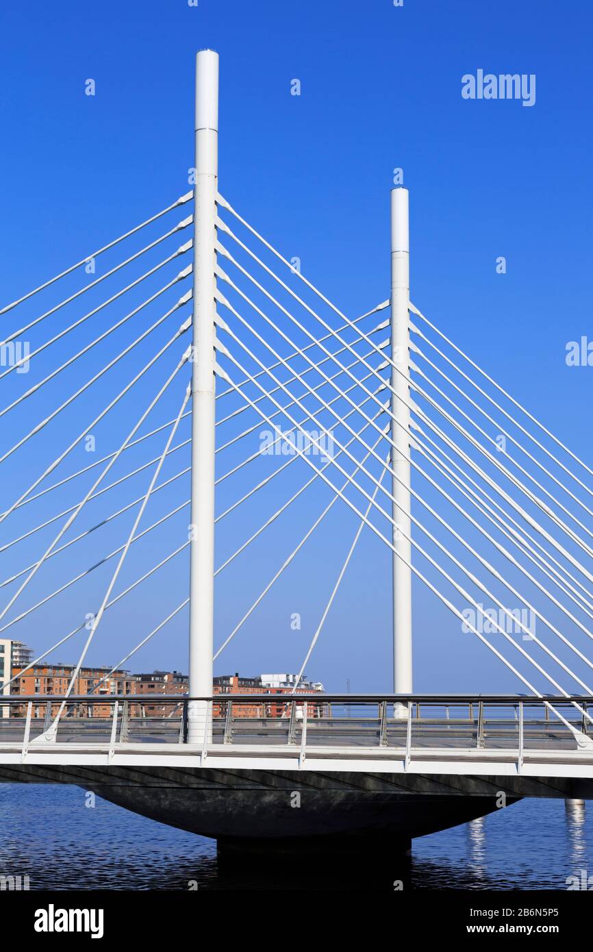 Inner Harbor & University Bridge, Malmo, Sweden Stock Photo - Alamy