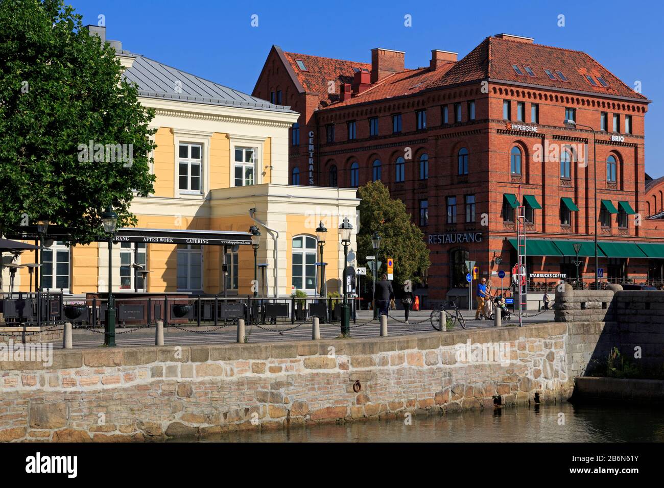 Downtown canal, Malmo, Sweden Stock Photo - Alamy