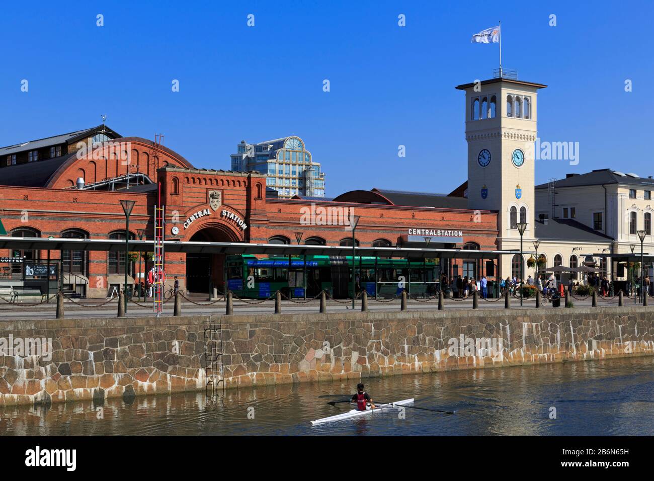 Central Railway Station, Malmo, Sweden Stock Photo - Alamy