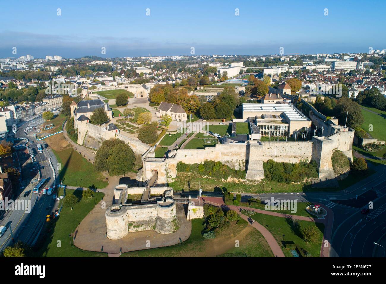 Caen Castle - 1060, William of Normandy established a new stronghold in ...