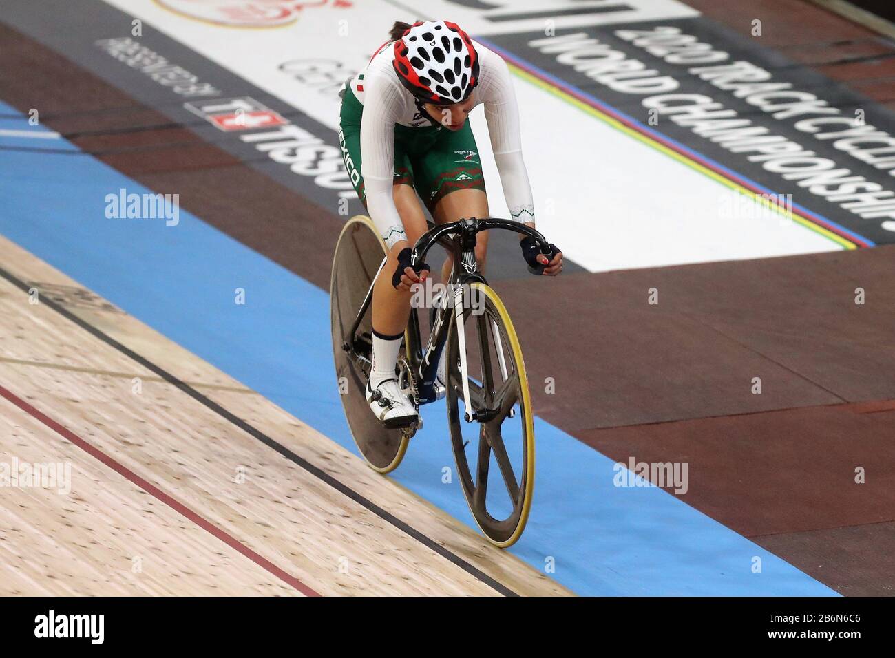 Sofia Arreola Navarro of Mexico Women's Points Race during the 2020 UCI ...