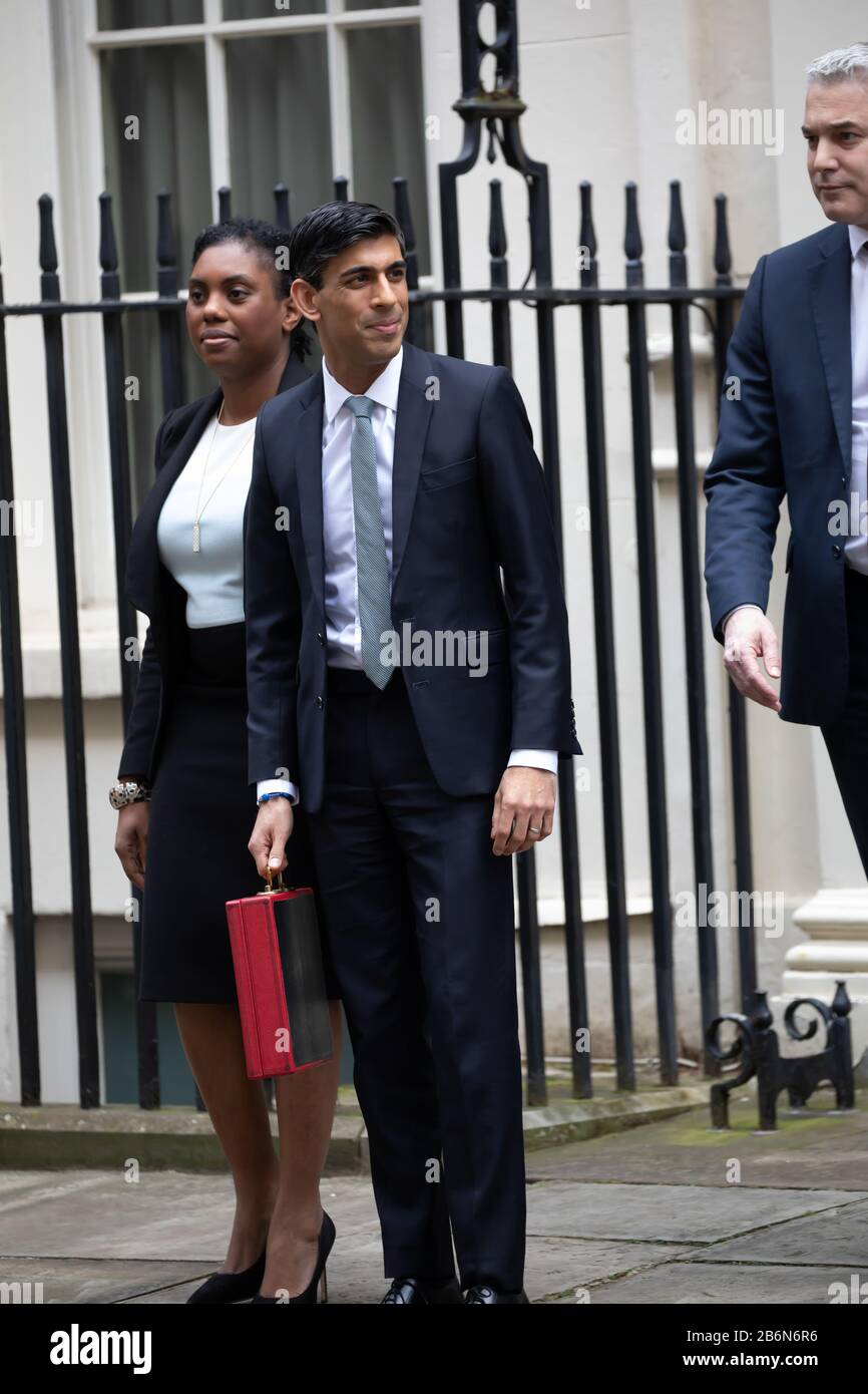 Chancellor of the Exchequer, The Rt Hon Rishi Sunak MP leaves Downing ...