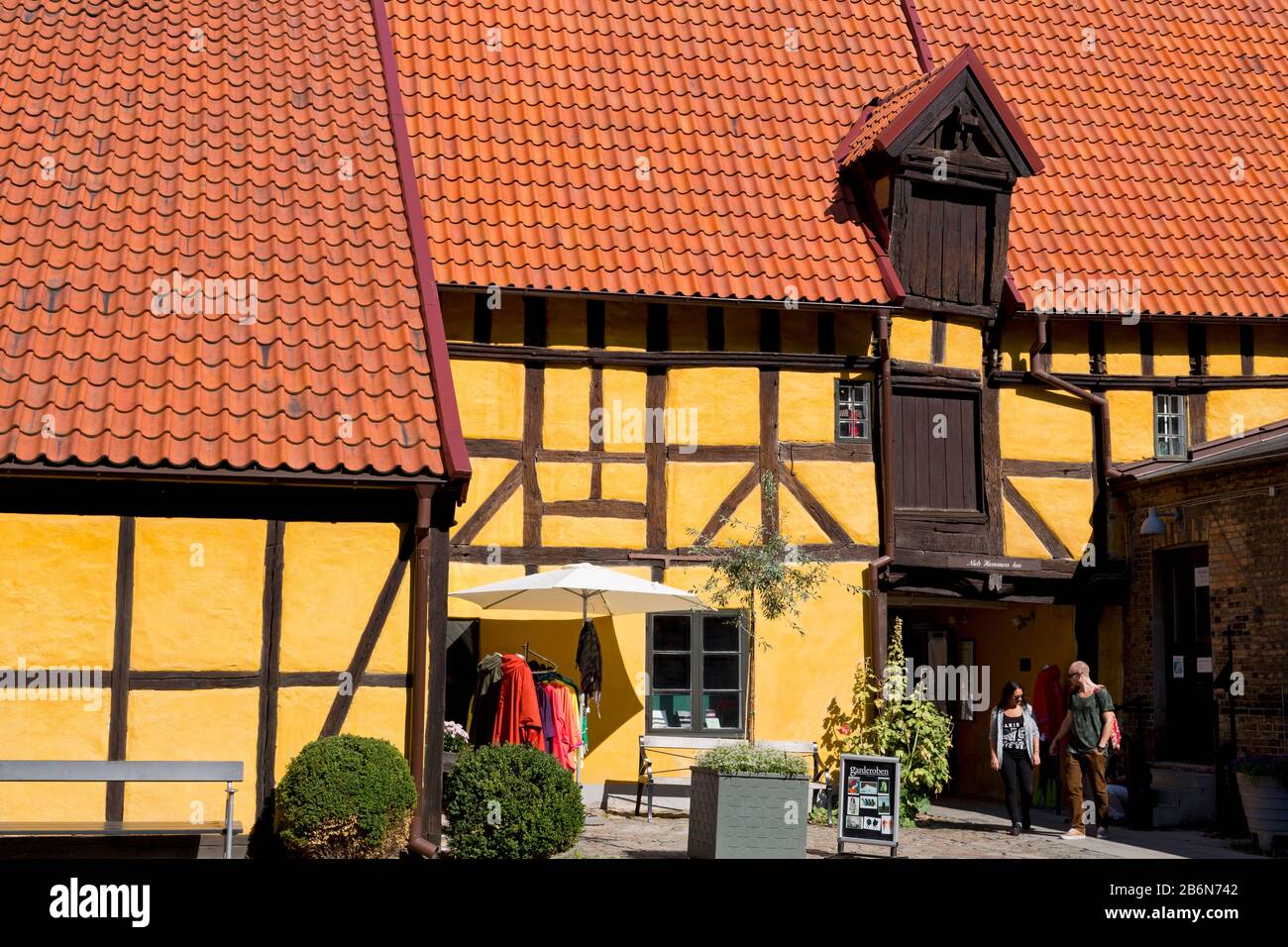Niels Hammers House, Lilla Square, Old Town, Malmo, Sweden Stock Photo ...