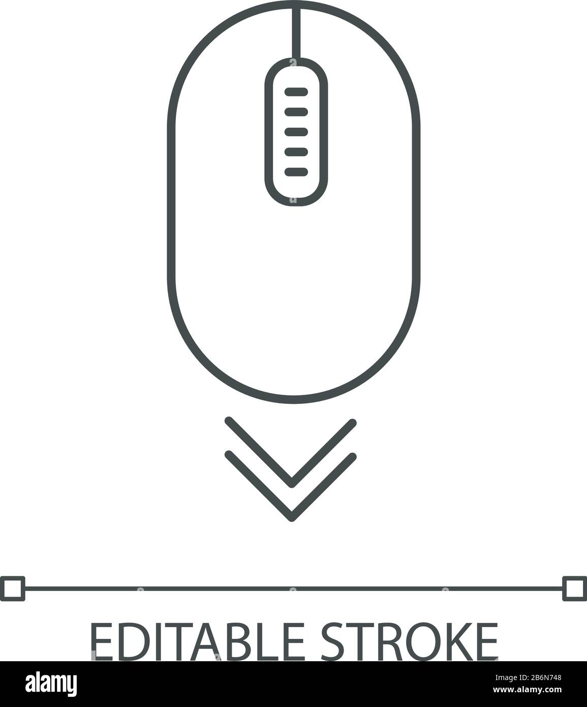 Vertical computer mouse Stock Vector Images - Alamy