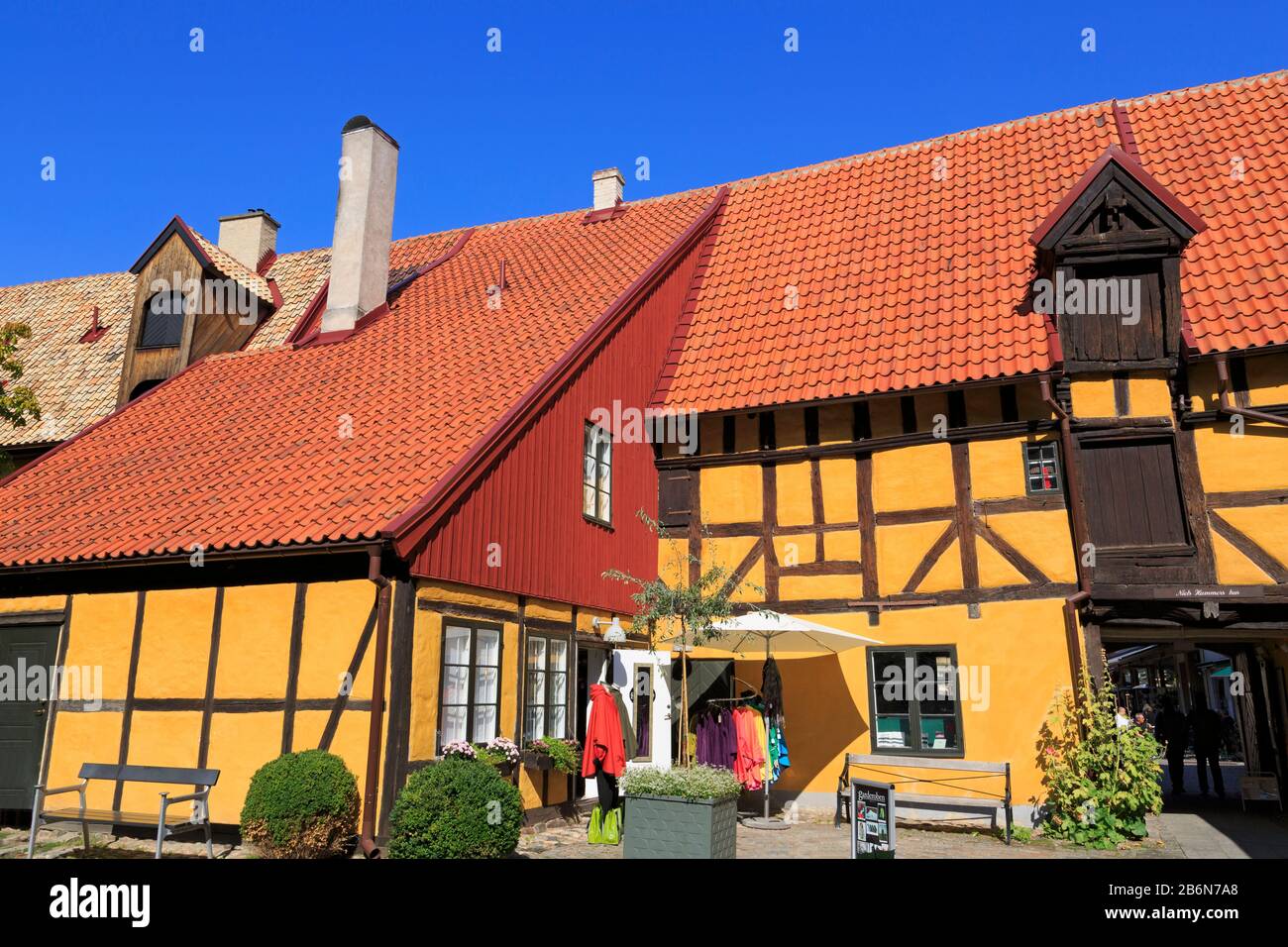 Niels Hammers House, Lilla Square, Old Town, Malmo, Sweden Stock Photo ...