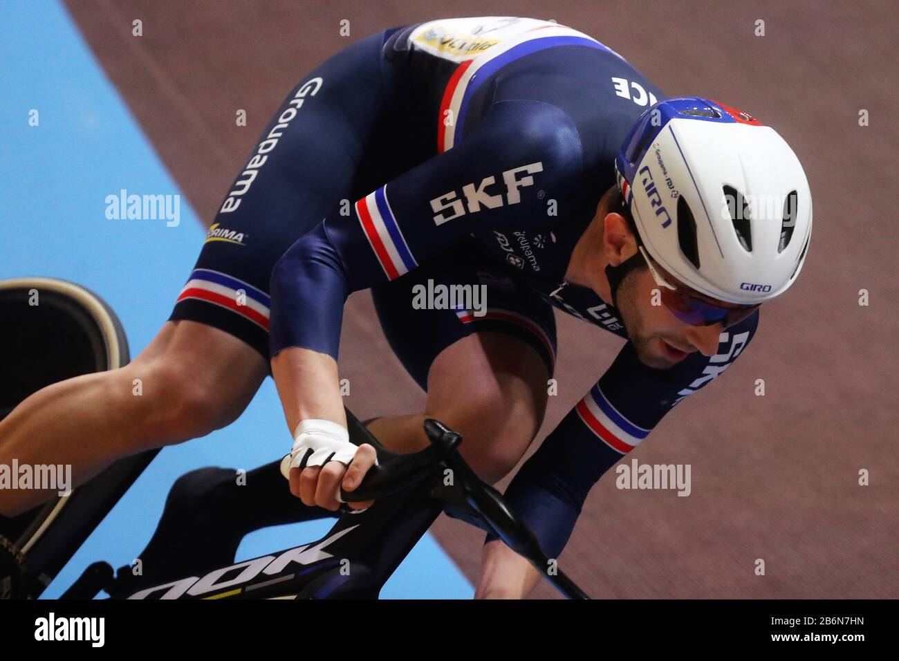 Benjamin Thomas of France Men's Madison during the 2020 UCI Track ...