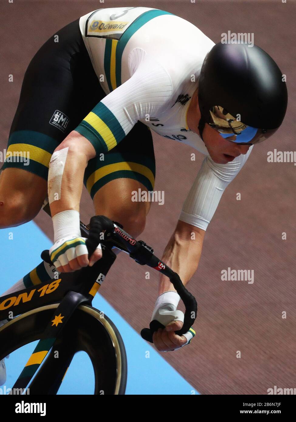 Cameron Meyer of Australia Men's Madison during the 2020 UCI Track ...