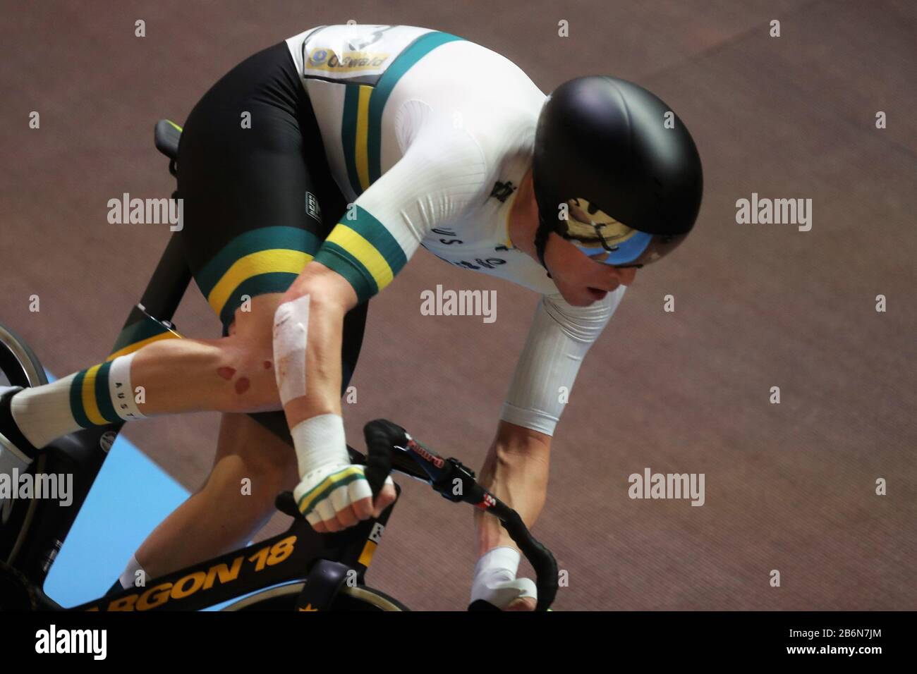 Cameron Meyer of Australia Men's Madison during the 2020 UCI Track ...