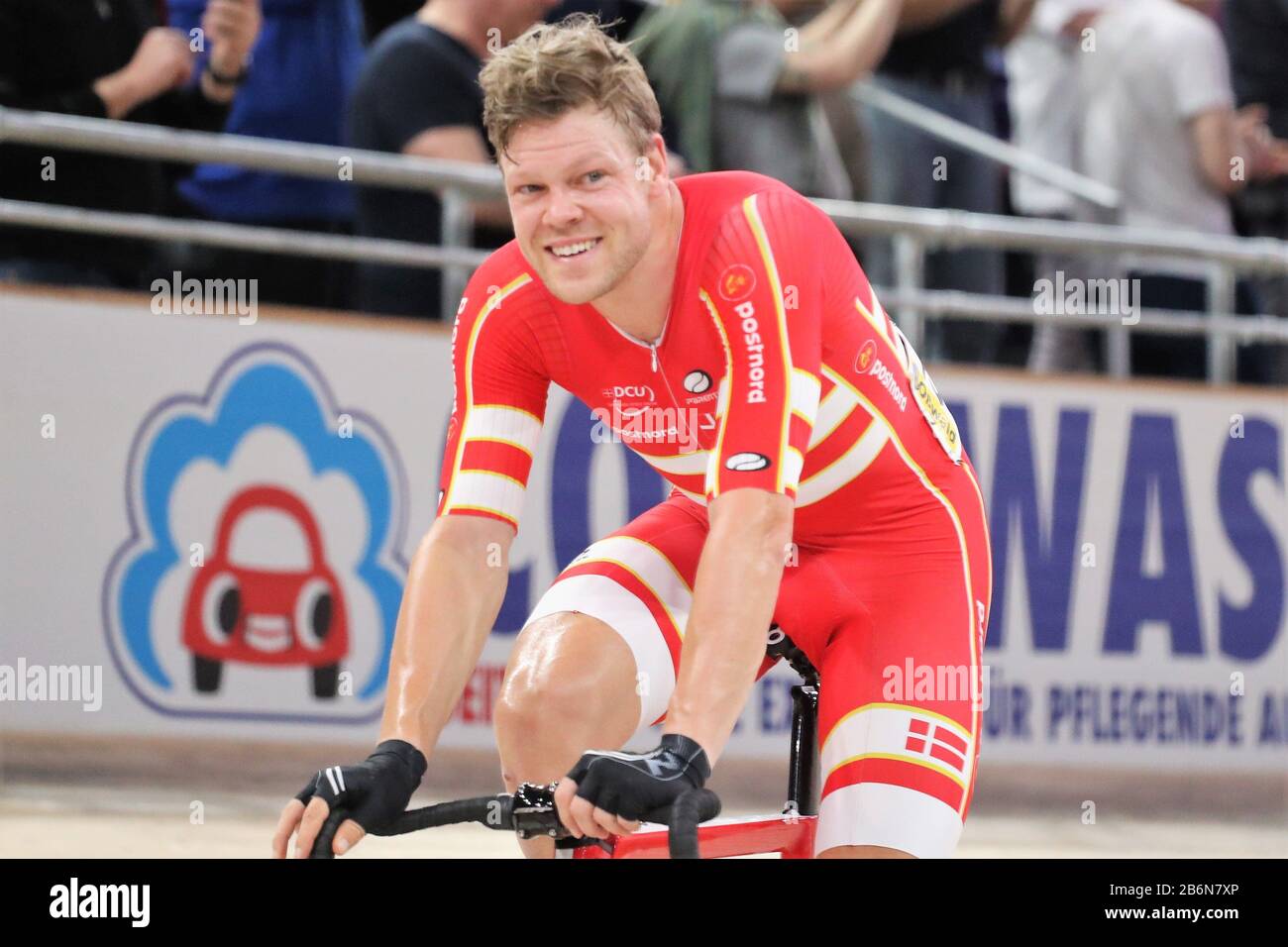 Lasse Norman Hansen of Denmark Men's Madison during the 2020 UCI Track ...