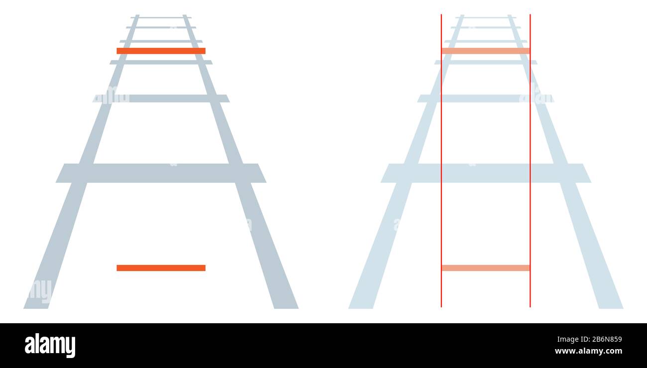 Ponzo effect hi-res stock photography and images - Alamy