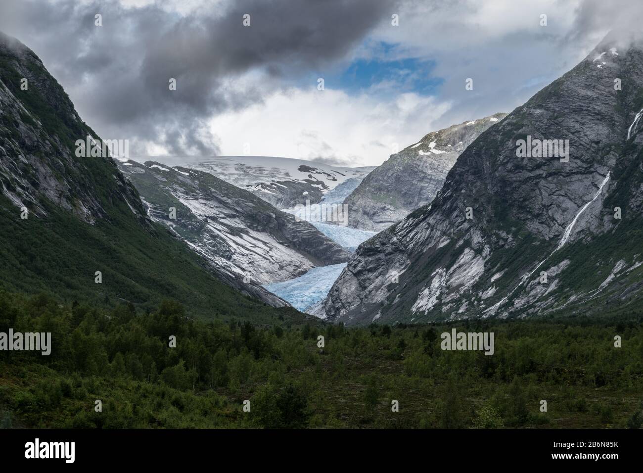 Norway glaciers : mountains of ice Stock Photo - Alamy