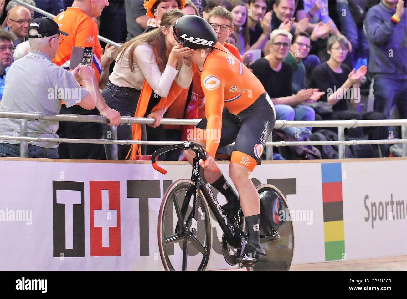 Harrie Lavreysen of Nederlandt Men's Sprint -Finale 2 Heat during the ...