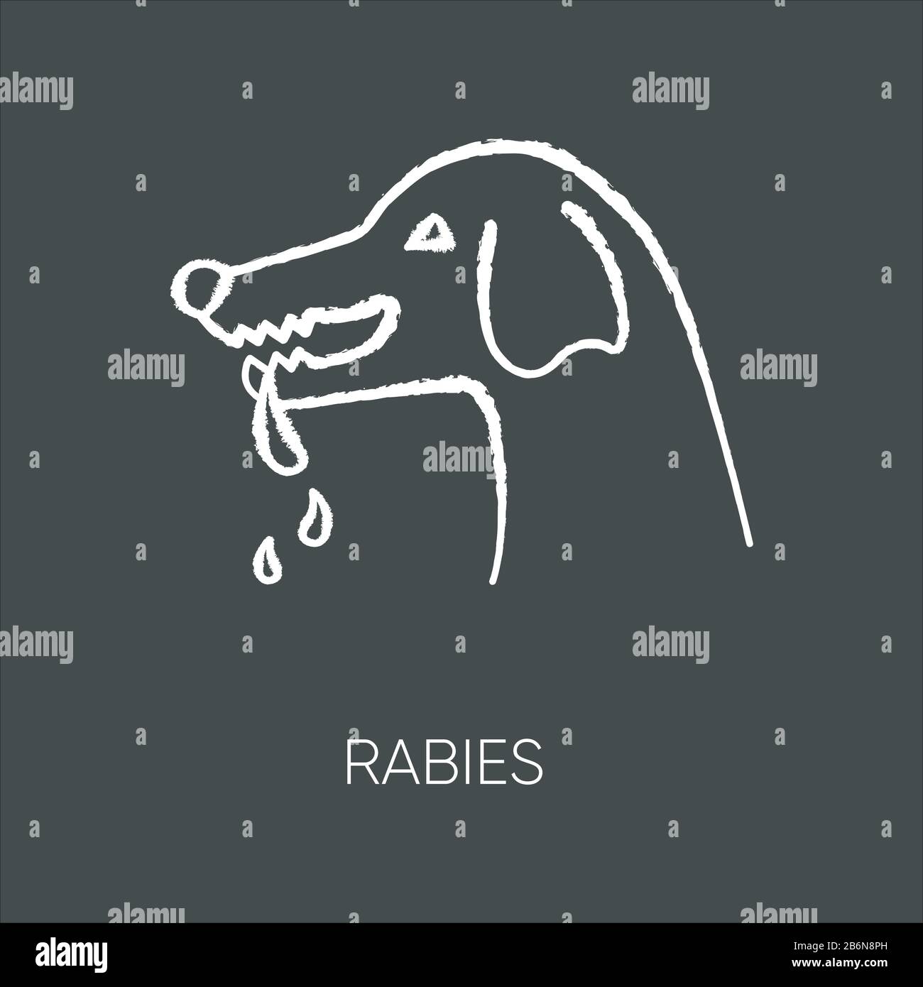 Rabid Dog Drawing