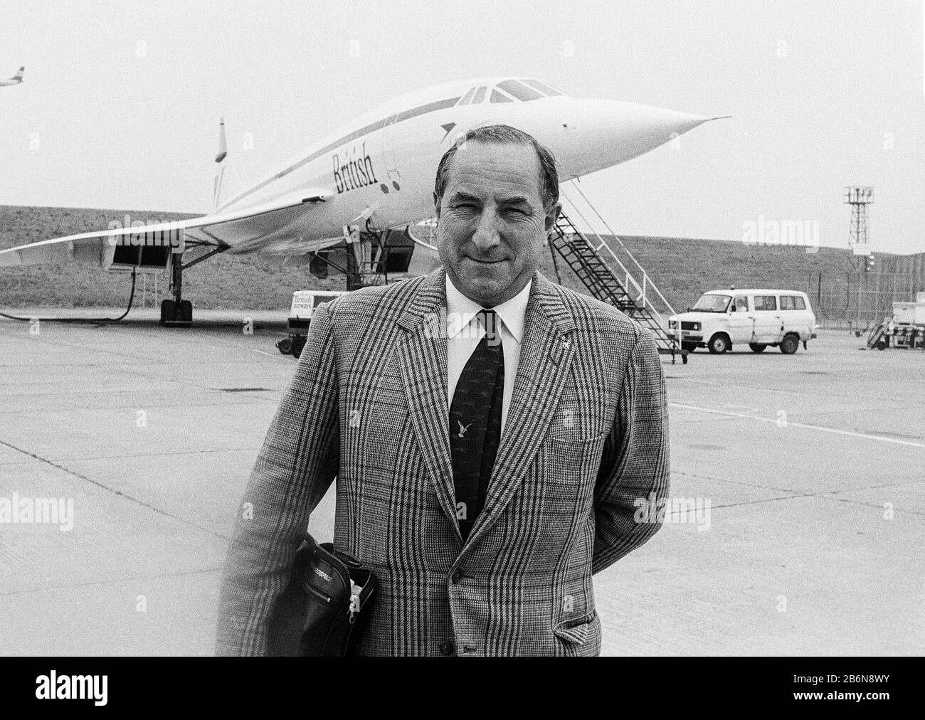 Former Test pilot Brian Trubshaw who was the first person to fly the ...