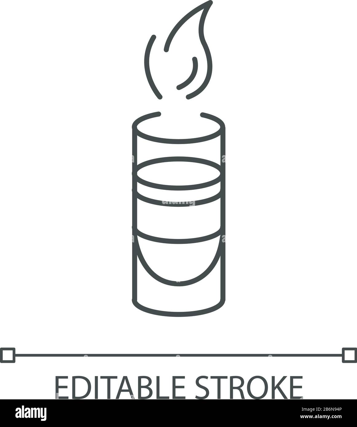 Hot shot pixel perfect linear icon. Thin line customizable illustration ...