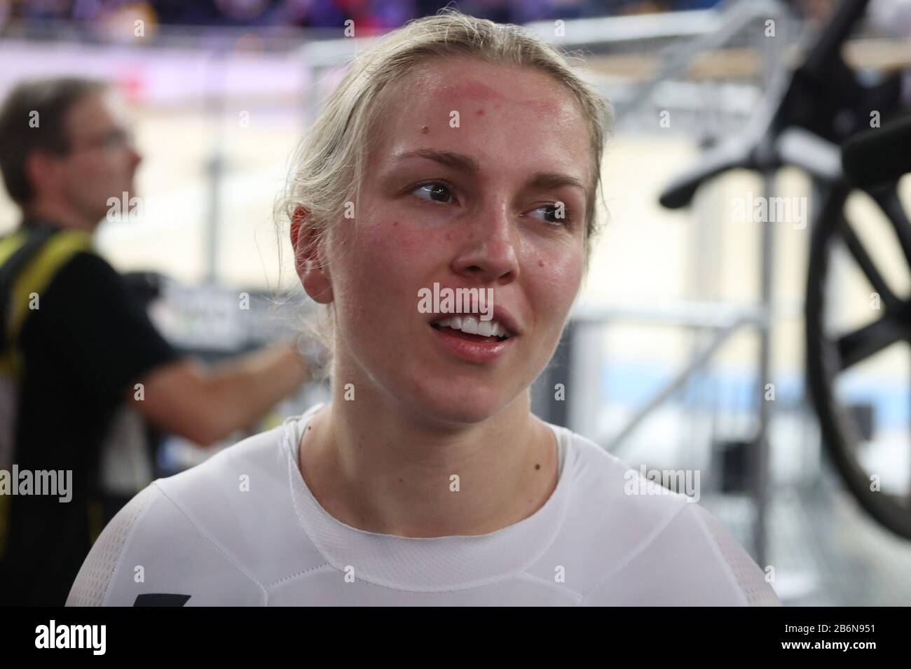 Emma Hinze of Germany Women's Keirin - Finals during the 2020 UCI Track ...