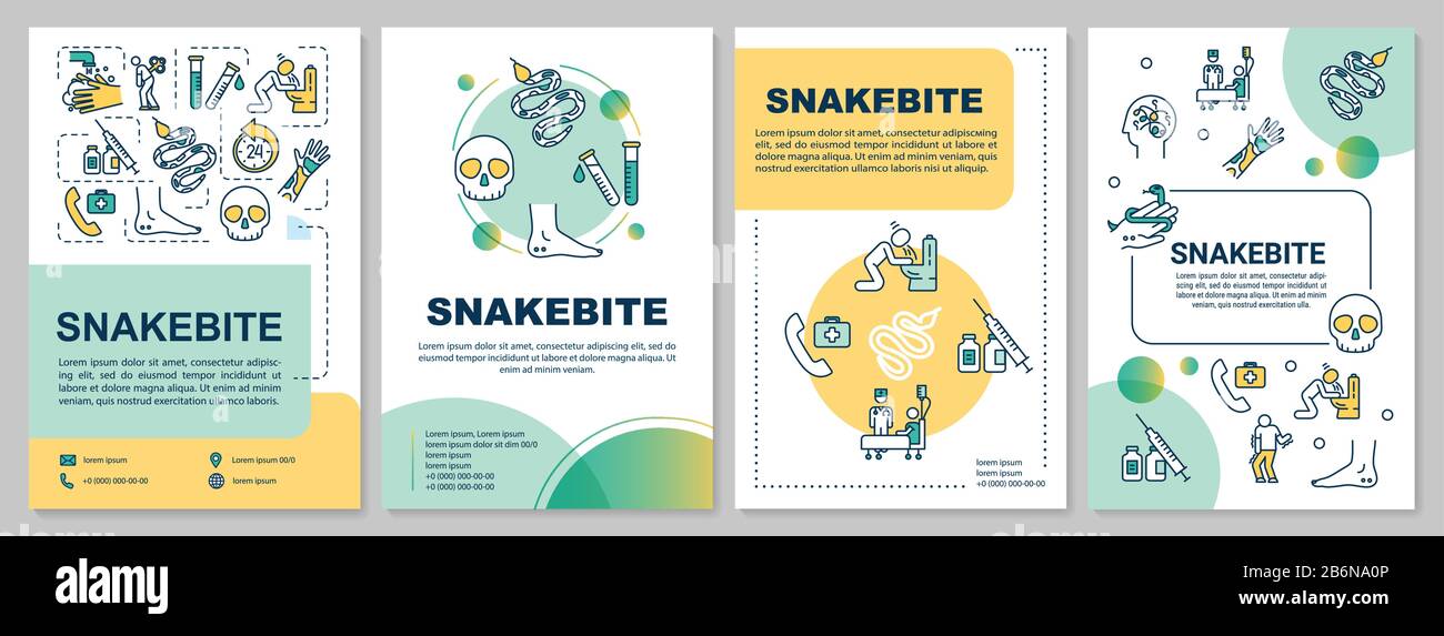 Snake Bite First Aid Poster