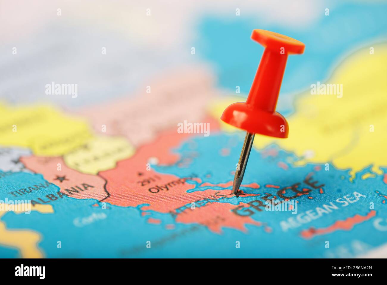 Multi-colored buttons indicate the location and coordinates of the ...