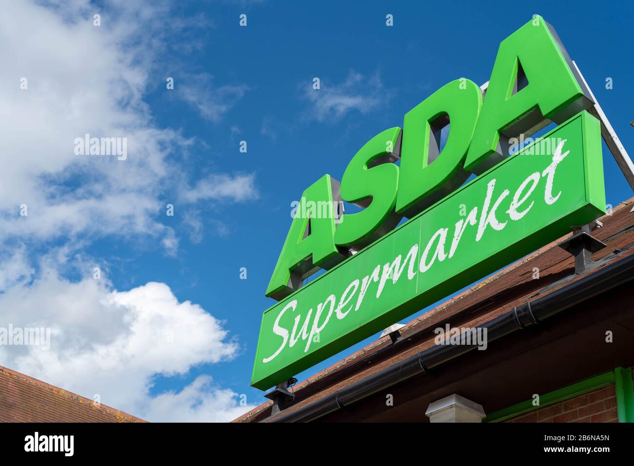 ASDA supermarket sign in Tiptree, Essex, UK Stock Photo - Alamy