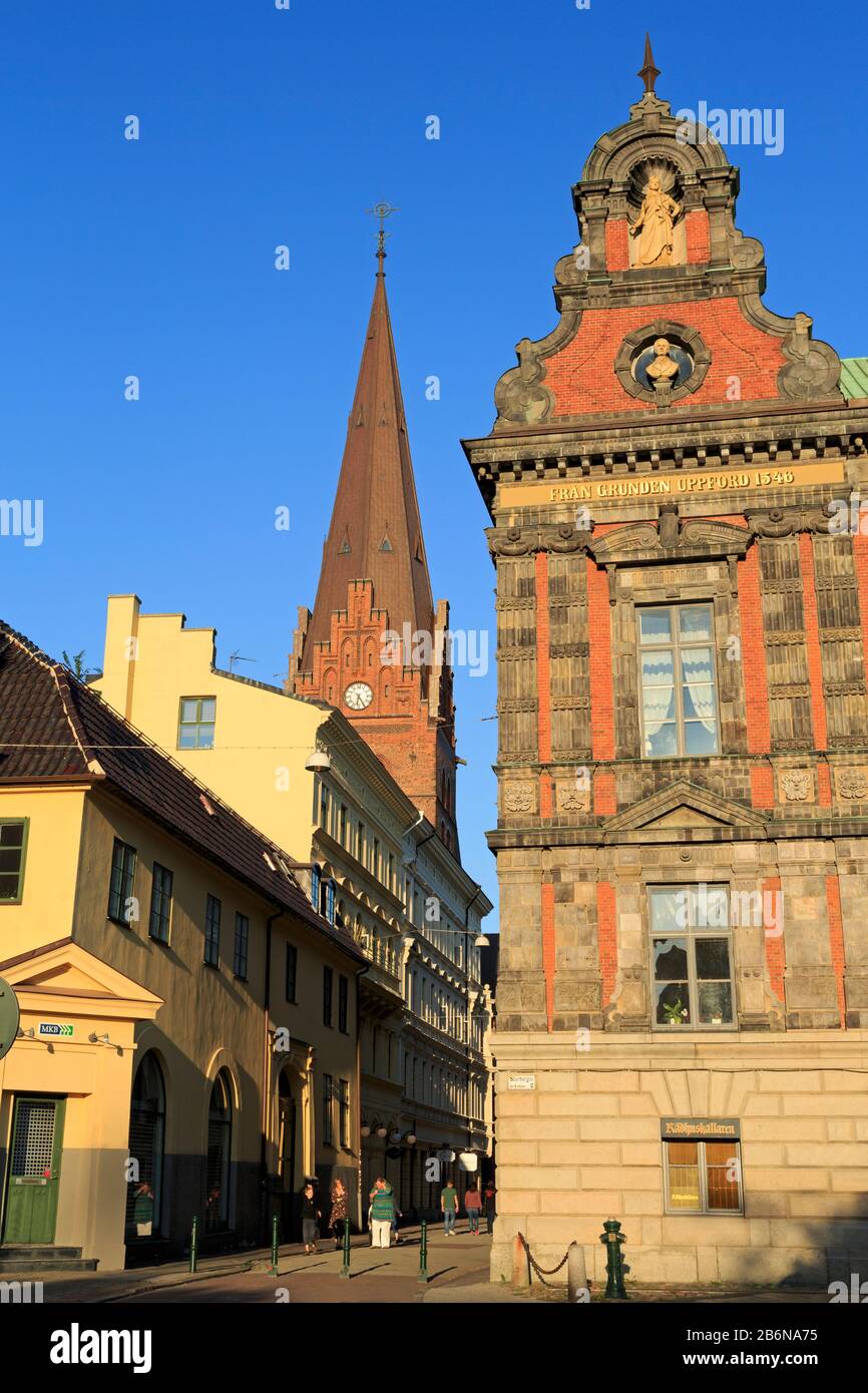 Town Hall in Stortorget Square, Old Town, Malmo, Sweden Stock Photo - Alamy
