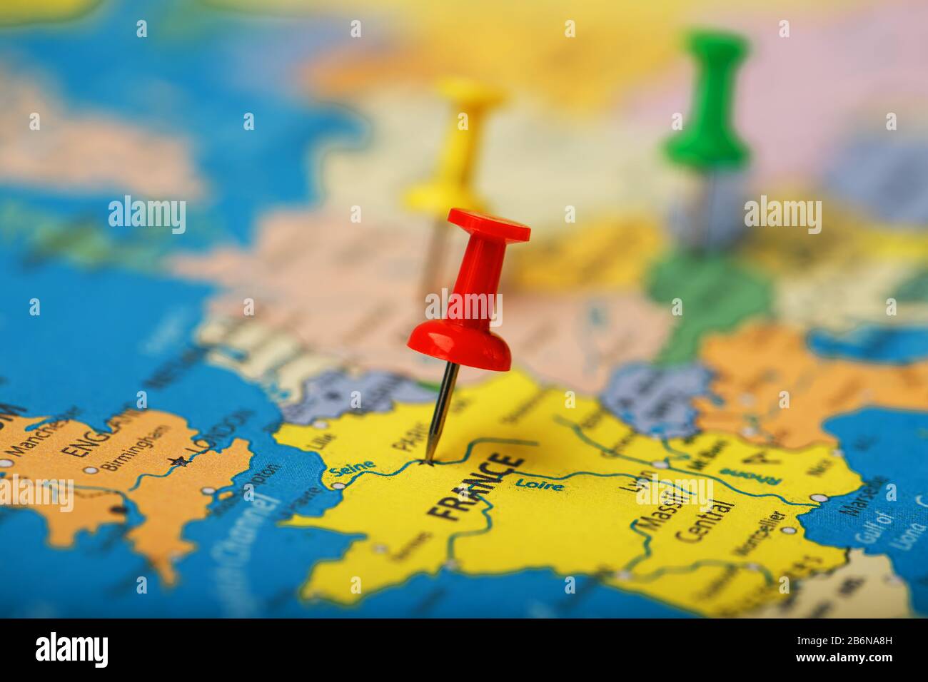 The multi-colored buttons indicate the location and coordinates of your ...