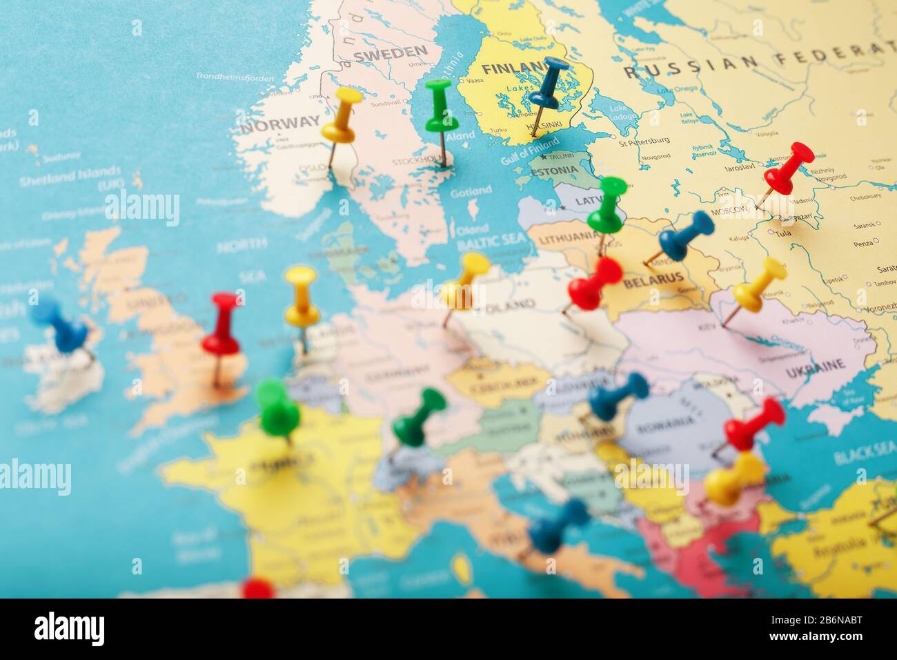 The multi-colored buttons indicate the location and coordinates of your ...