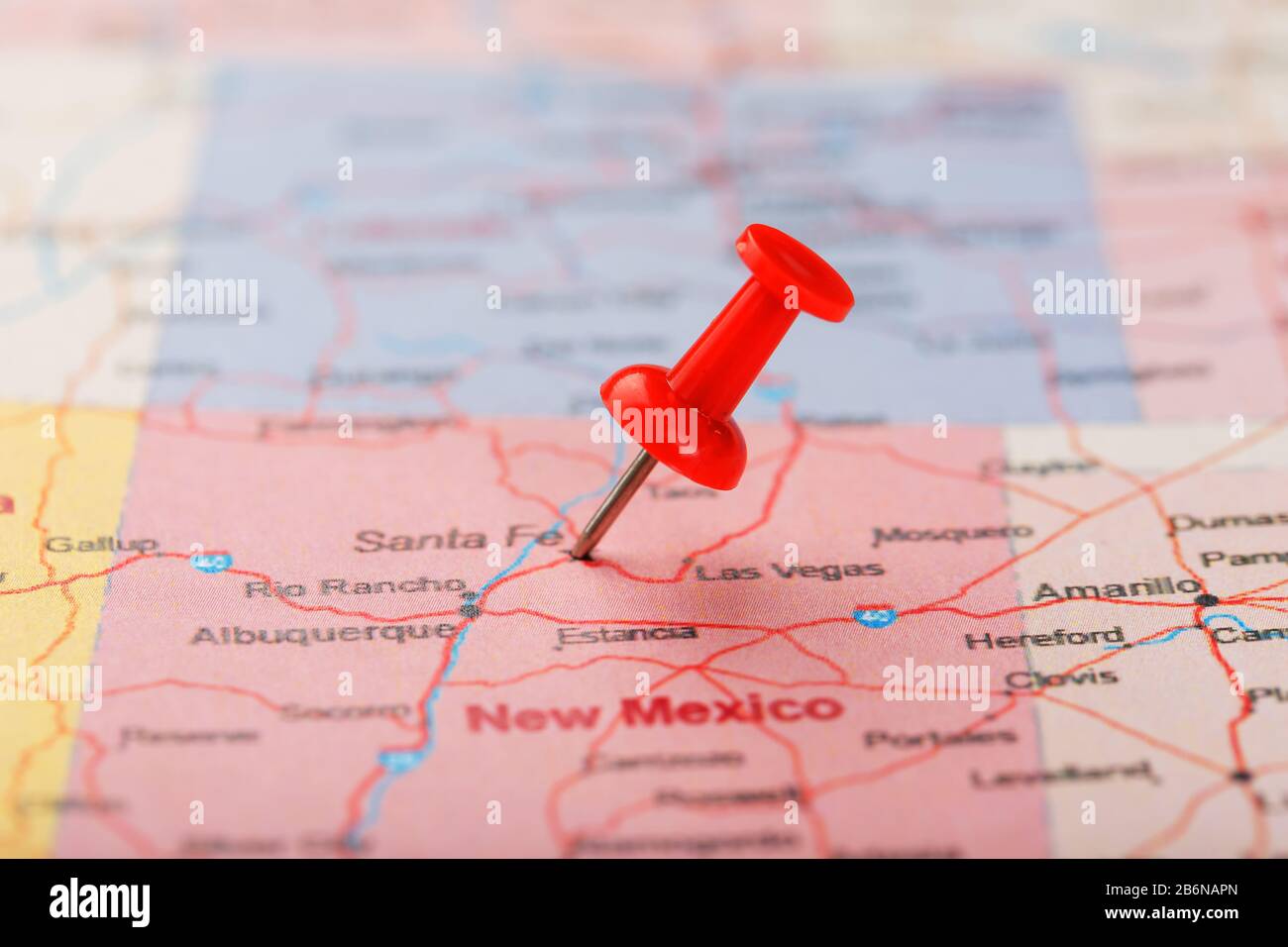 Santa Fe New Mexico Map High Resolution Stock Photography and Images ...