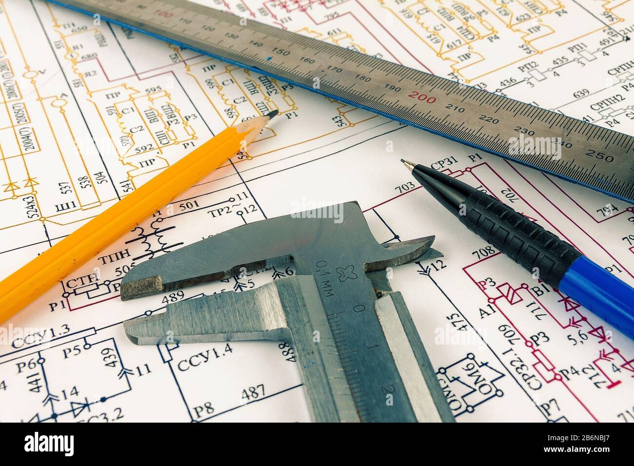 Lie on construction drawing hi-res stock photography and images - Alamy